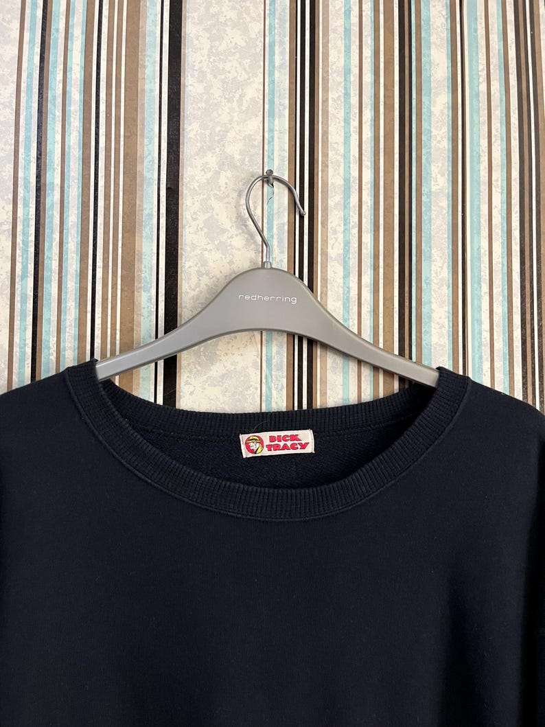 MEGARARE!!VTG 1986 Dick Tracy Movie Sweatshirt Embroidered Freesize #G1 ...