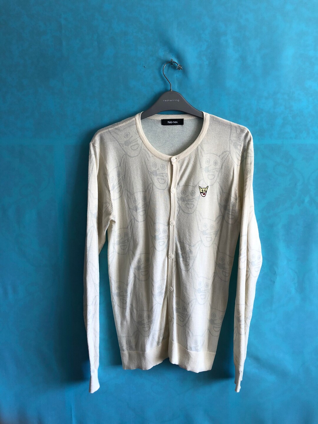 RARE!!VTG Ne-net Ne Net Issey Miyake Cardigan Cat Pow Medium #1425 - Etsy