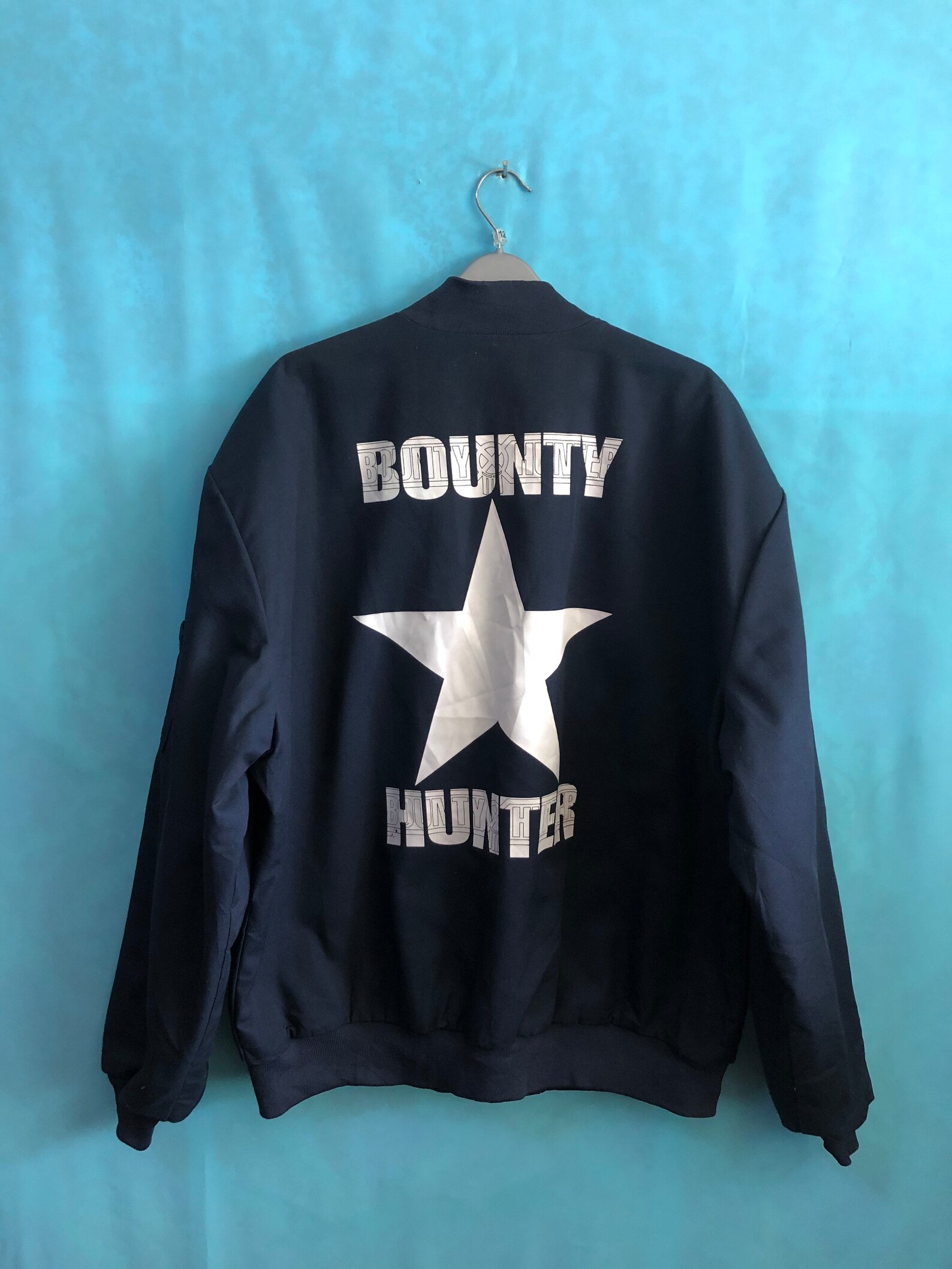 RARE!!VTG Bounty Hunter Bomber Jacket Red Kap Mexico Hikaru Iwanaga ...