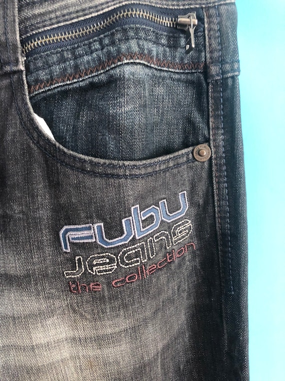 VTG FUBU the collection fubu jeans black stud sewing … - Gem