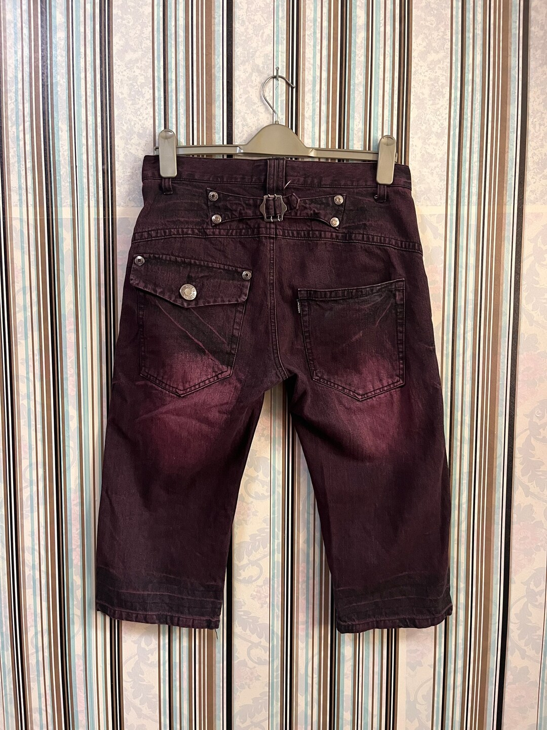 RARE!!VTG Lowbox Japanese Brand Claws Jeans Purple Size 79 #D3 - Etsy