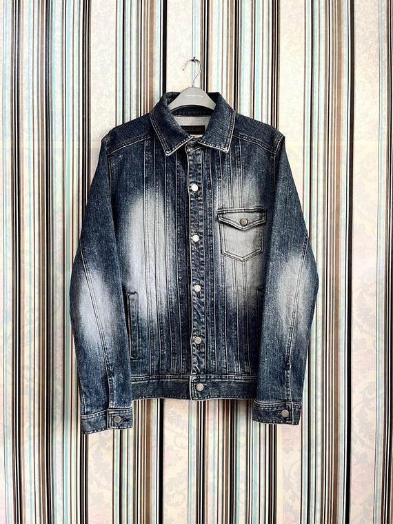 RARE!!VTG morgan homme 10th anniversary denim elastic… - Gem