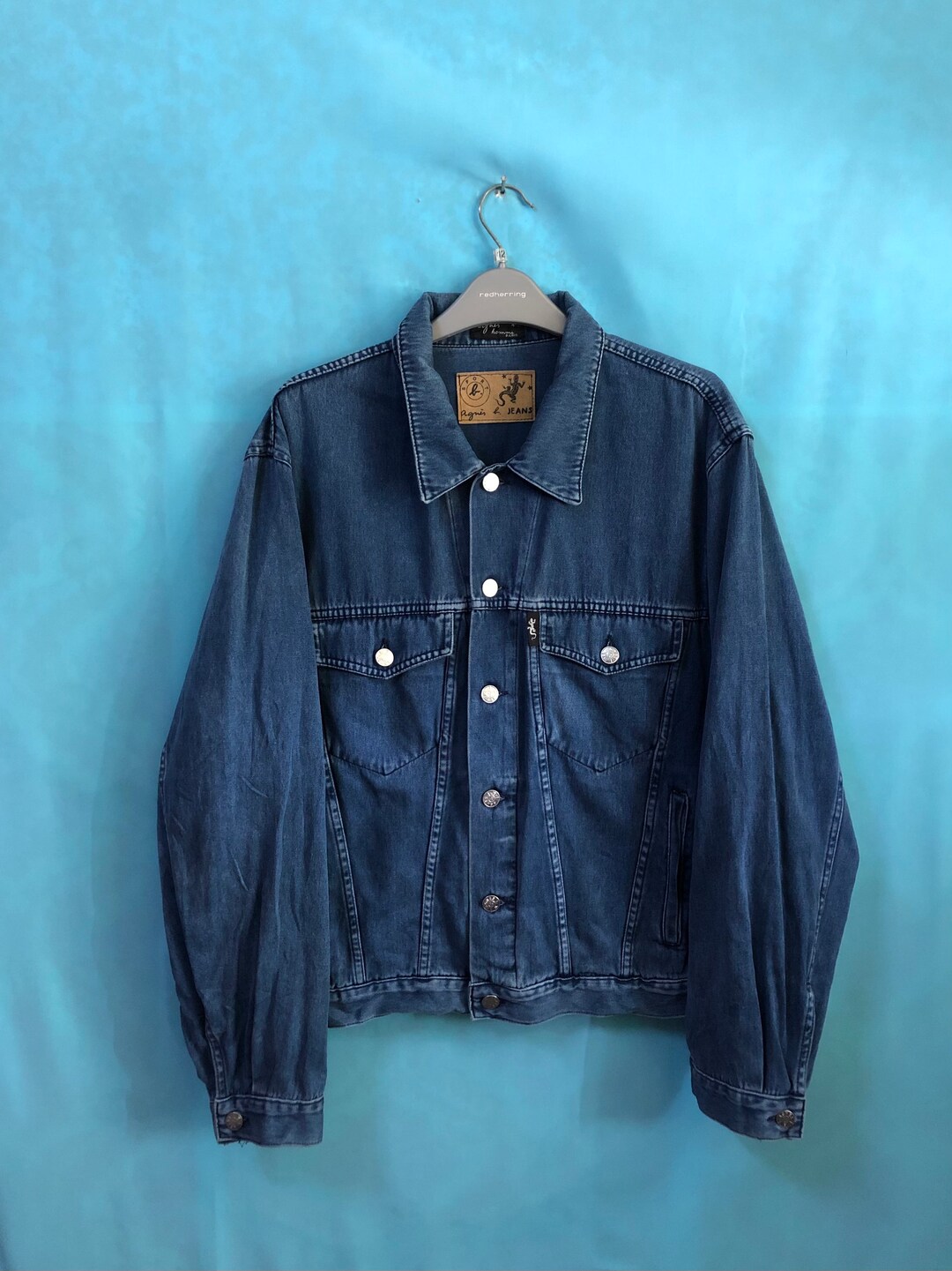 RARE!!VTG Agnes B Sport Homme Paris Geckos Trucker Denim Jackets Indigo ...
