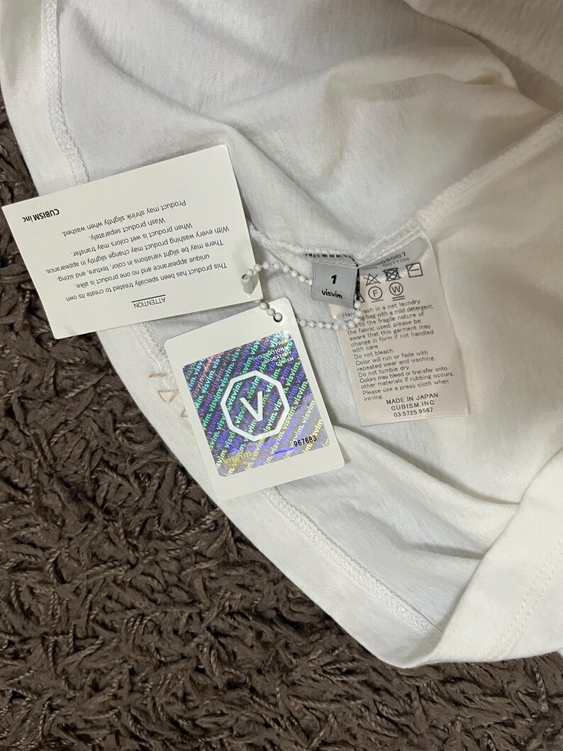 Vintage 2000s VISVIM Cubism Inc Sublig Plain Embroidery Lower Nwt Size ...