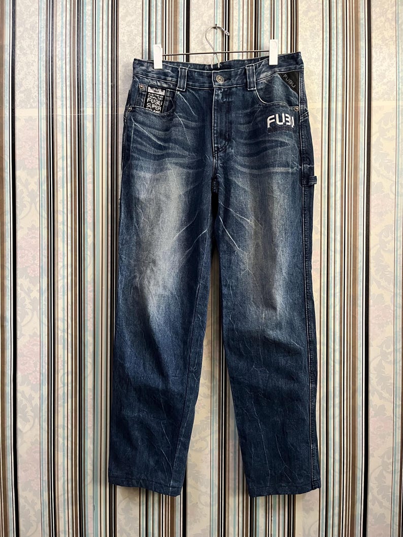 2000s Fubu the Finalist Fubu Collection 0925 Jeans Size 32 Distress #H2 ...