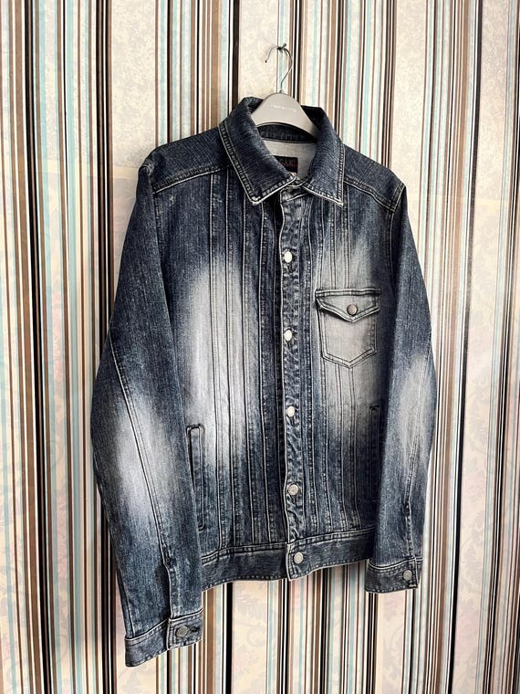 RARE!!VTG morgan homme 10th anniversary denim elastic… - Gem