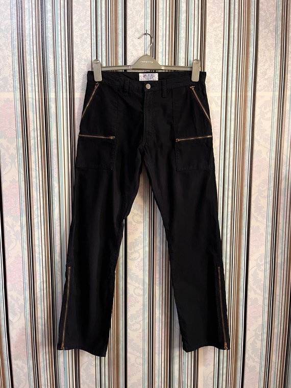 RARE!!VTG trans continents punk zipped bondage parach… - Gem