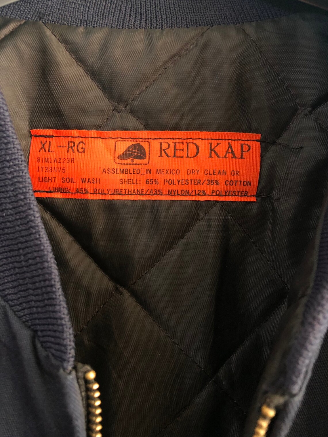 RARE!!VTG Bounty Hunter Bomber Jacket Red Kap Mexico Hikaru Iwanaga ...