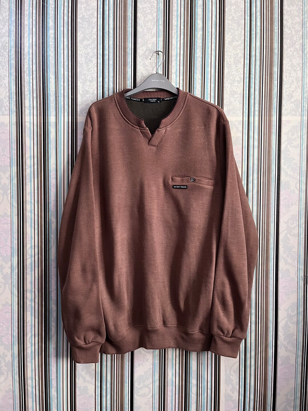 MEGARARE!!VTG Sacsny Ysaccs Yohji Yamamoto V Collar Rayon Acrylics ...