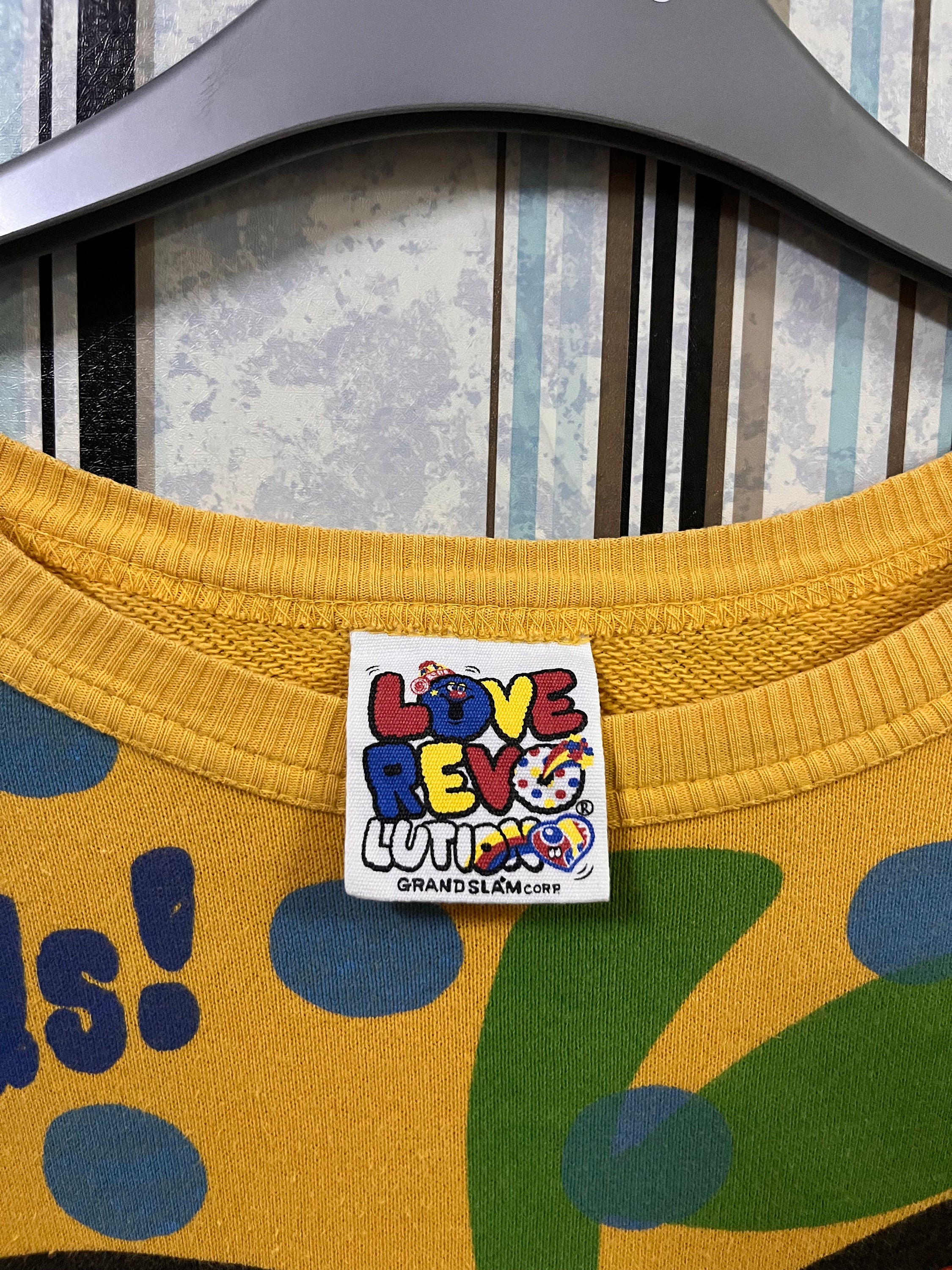RARE!!VTG Grandslam Spongebob Love Revolution Sweatshirt Full Printed ...