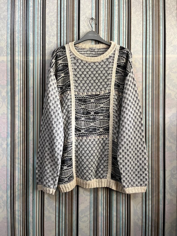 1990s Yoshiyuki konishi ficce knitwear sweatshir FW94… - Gem