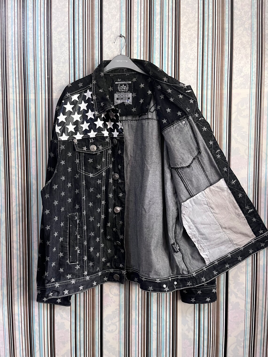 RARE!!VTG Akademiks Akdmks Trucker Star Flag Spell Back 2xl #F2 - Etsy