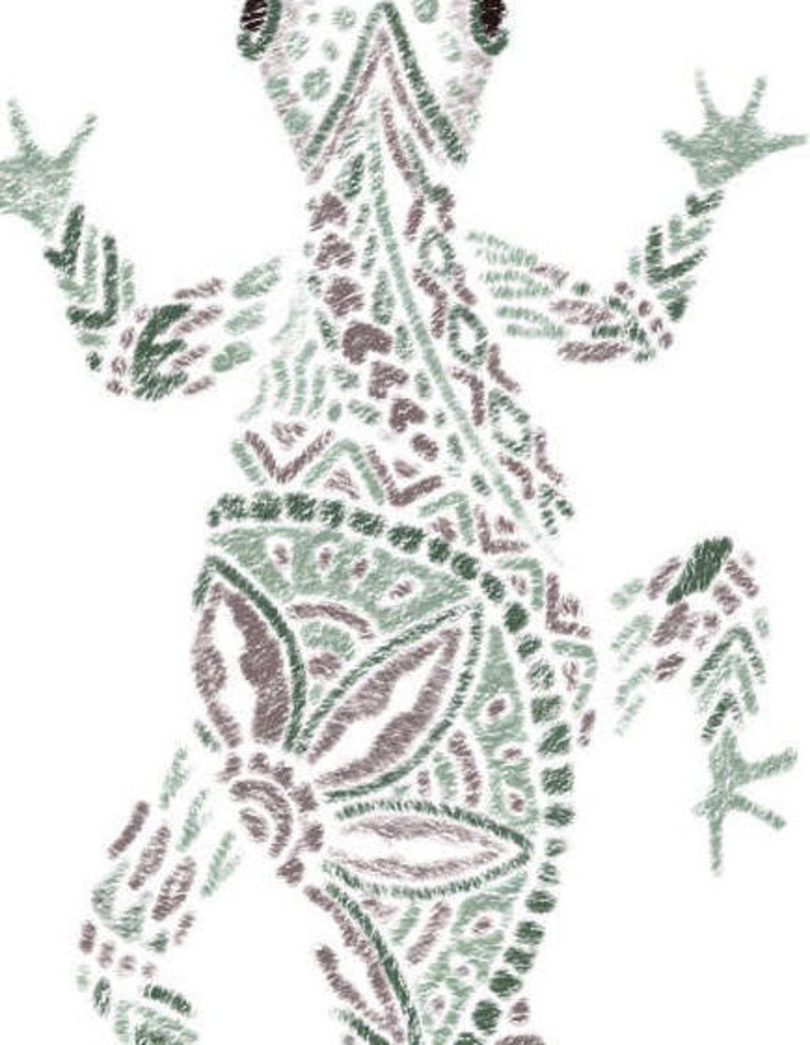 Gecko Gecko Printable Digital Download Gecko Art - Etsy