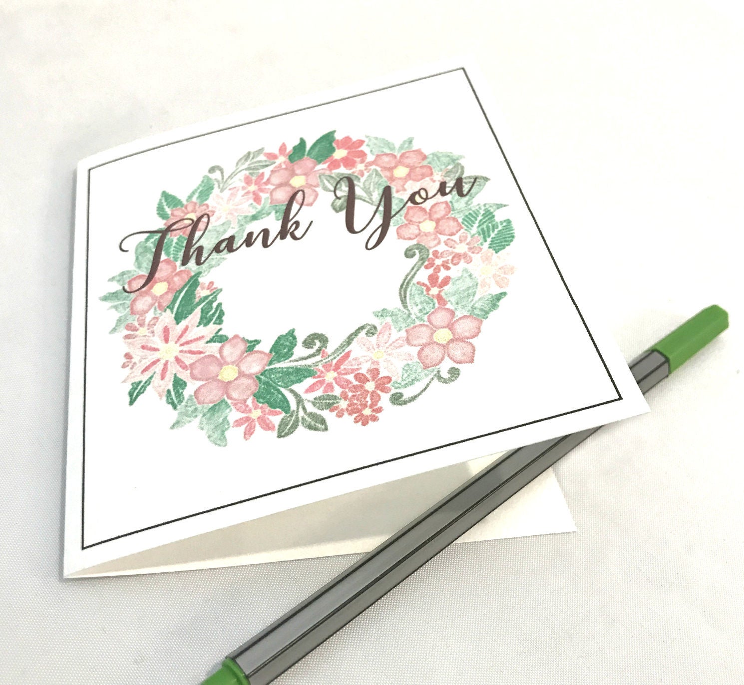 Wreath Printable - Floral Wreath - Digital Download - Floral Wreath ...