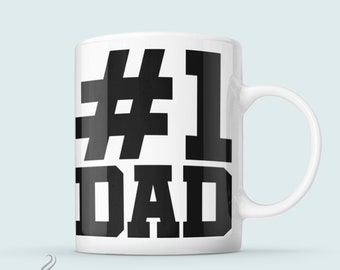 Number 1 Dad Mug | Etsy
