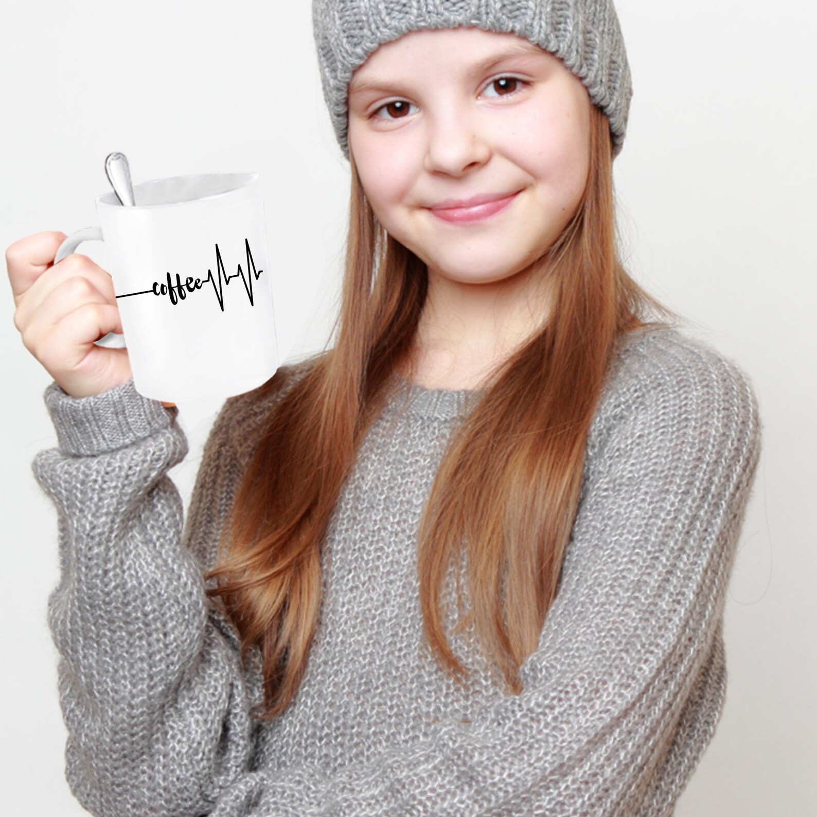 Ecg Ekg Design Coffee Heartbeat EGK Gift Cardiologist Gift | Etsy