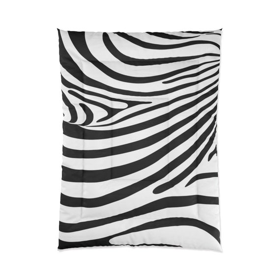 Zebra Print Comforter Twin