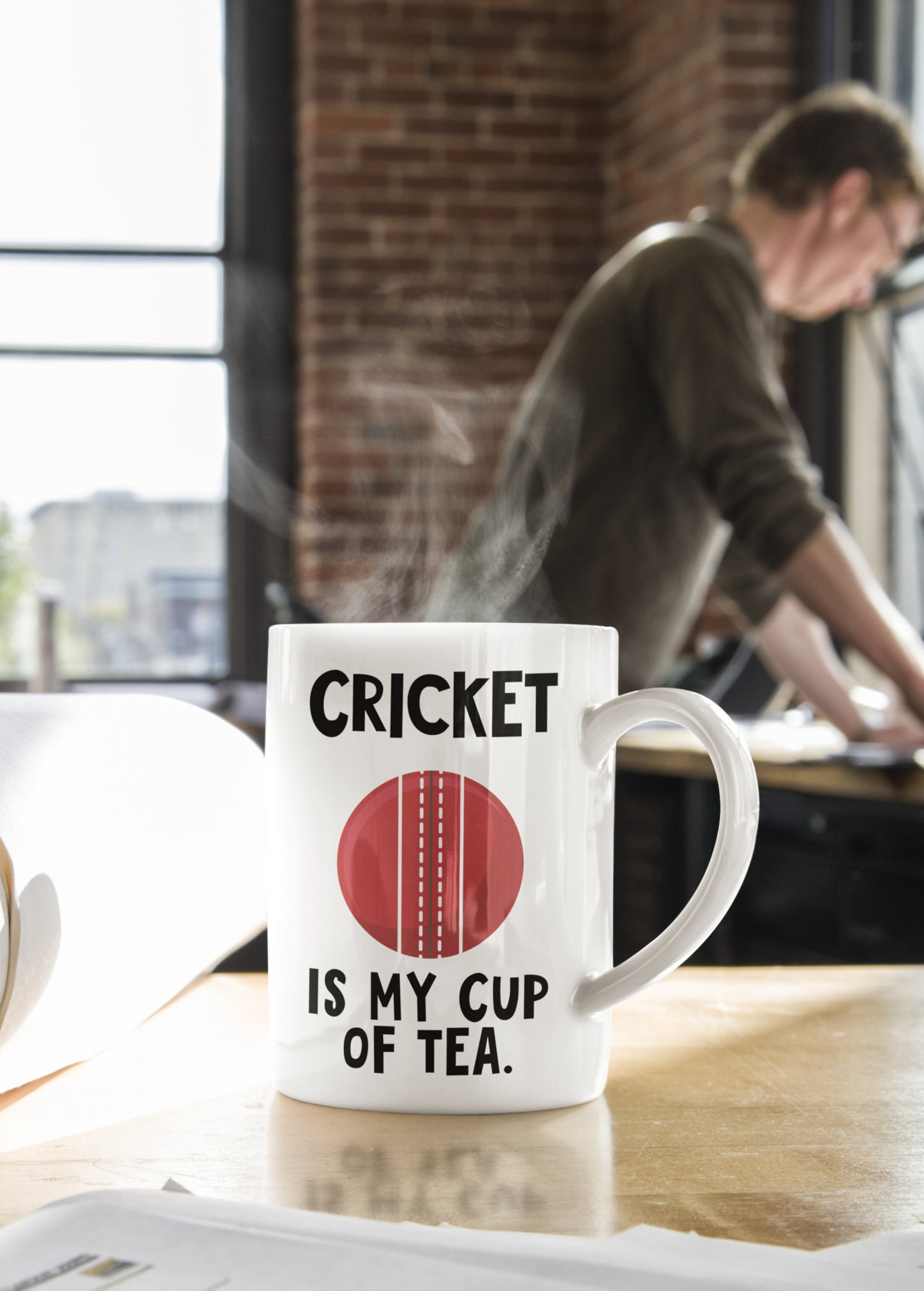 Cricket Gift Cricket is My Cup of Tea White Ceramic Mug | Etsy