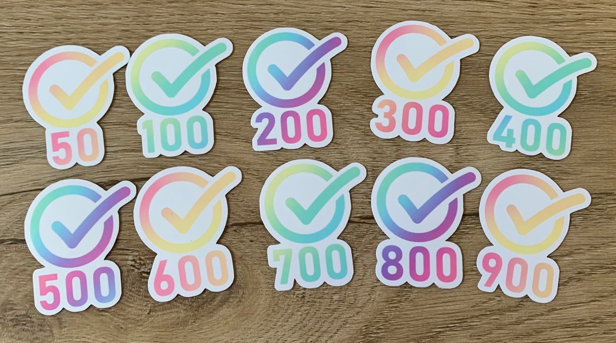 Mini Milestone Achievement Mini Century Ride Decal Stickers - Etsy