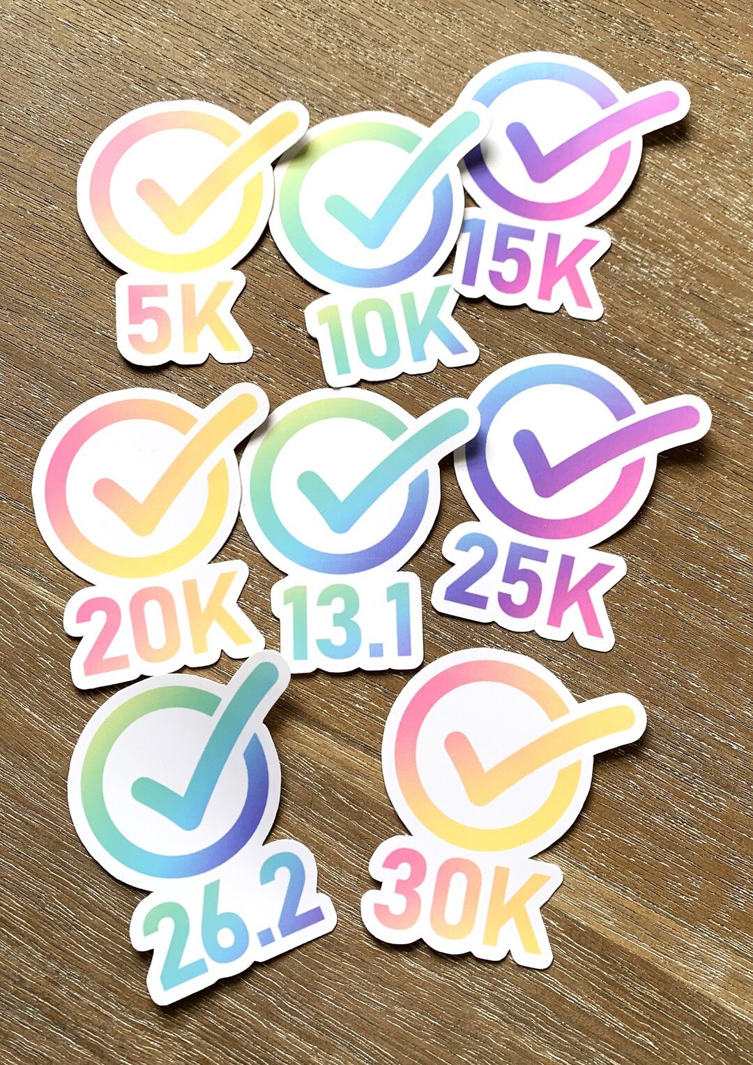 Marathon Stickers, Half Marathon, Milestone Running Stickers, Running ...