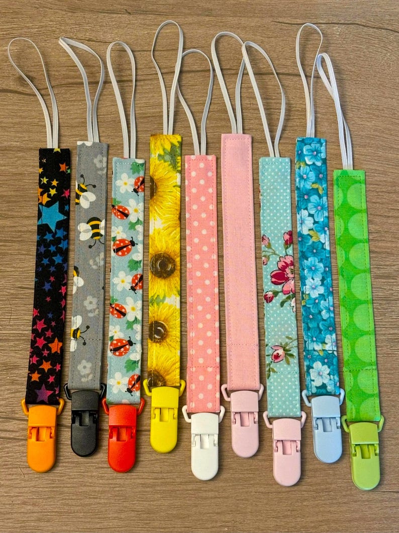 Baby Pacifier Clip, Baby Pacifier Holder, Binky Clip, Binky Holder ...