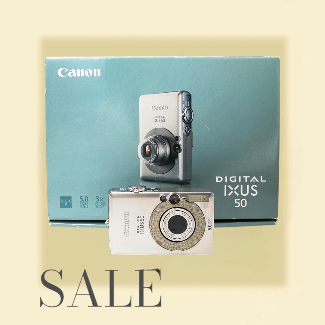 Canon Digital Ixus 50 / Powershot SD 400 / Ixy Digital 55 Silver With ...