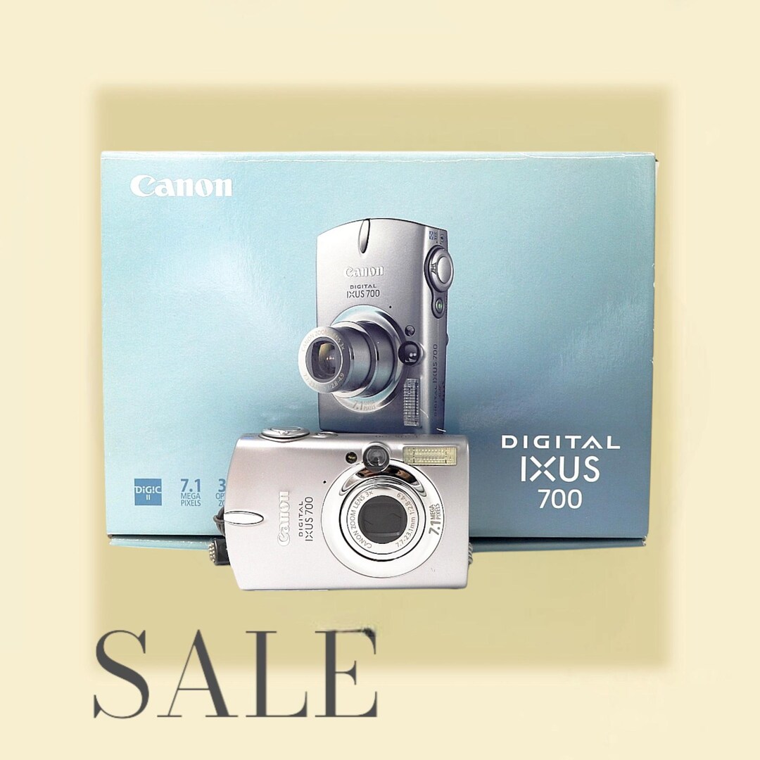 Canon Digital Ixus 700 Silver With Box - Vintage Digital Camera. Point ...