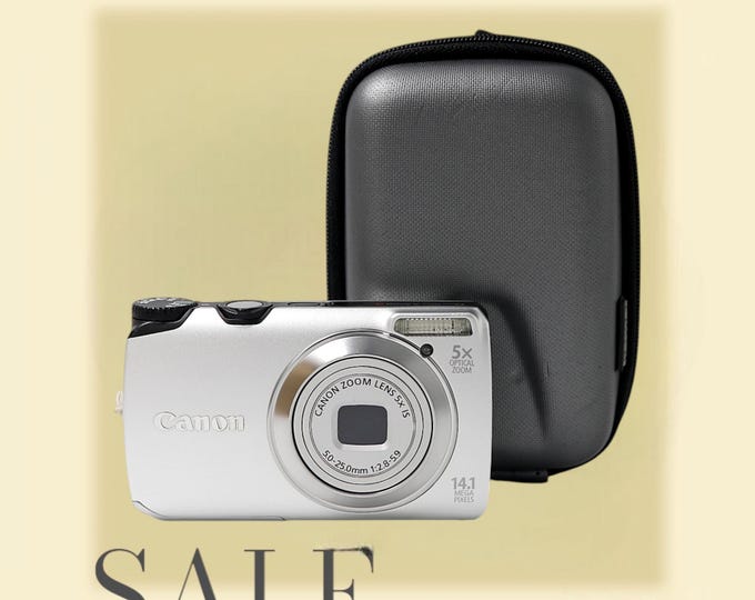 Canon Powershot A3200 Silver - Vintage Digital Camera. Point and Shoot ...