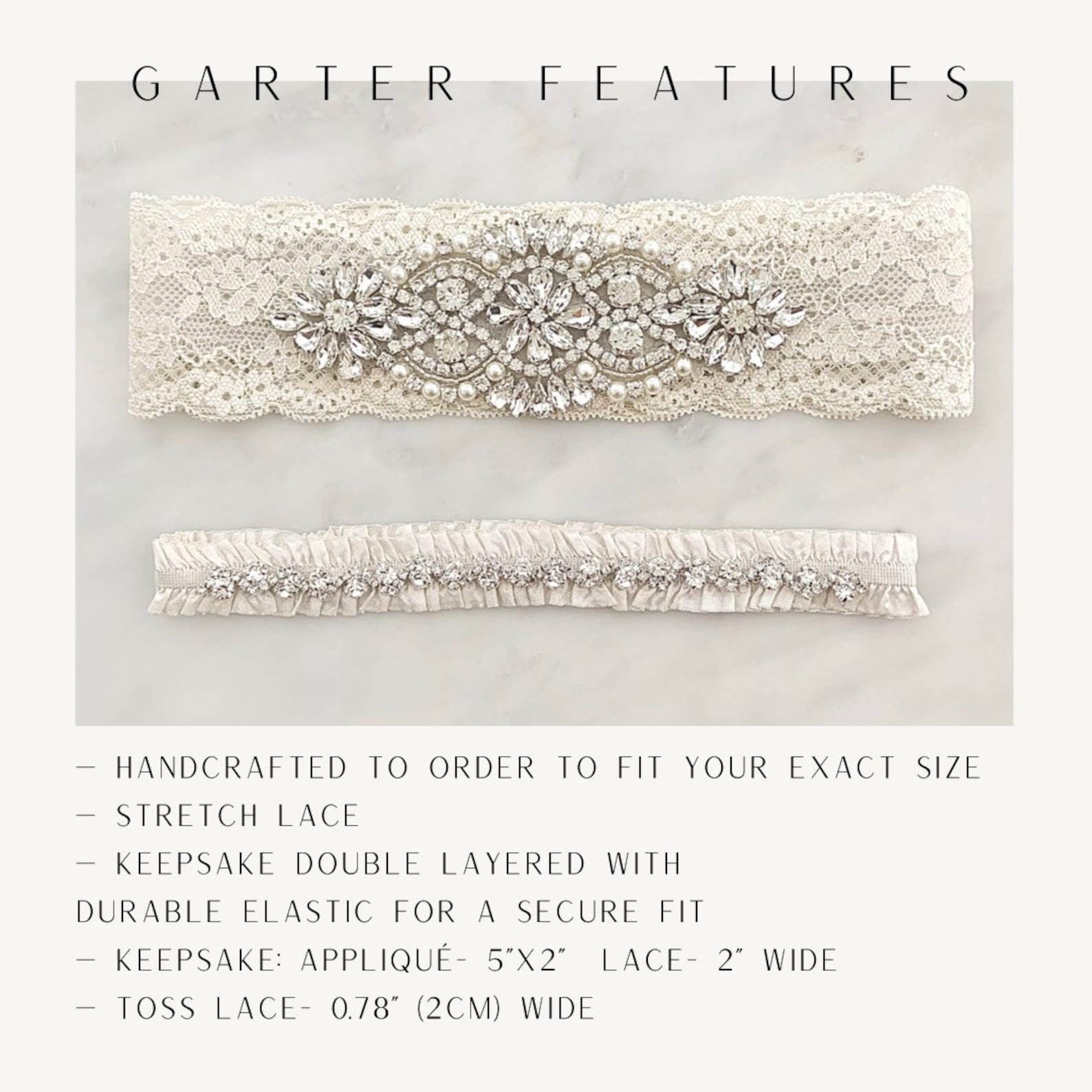 IVORY Wedding Garter Garter Wedding Garter Set Bridal Garter - Etsy