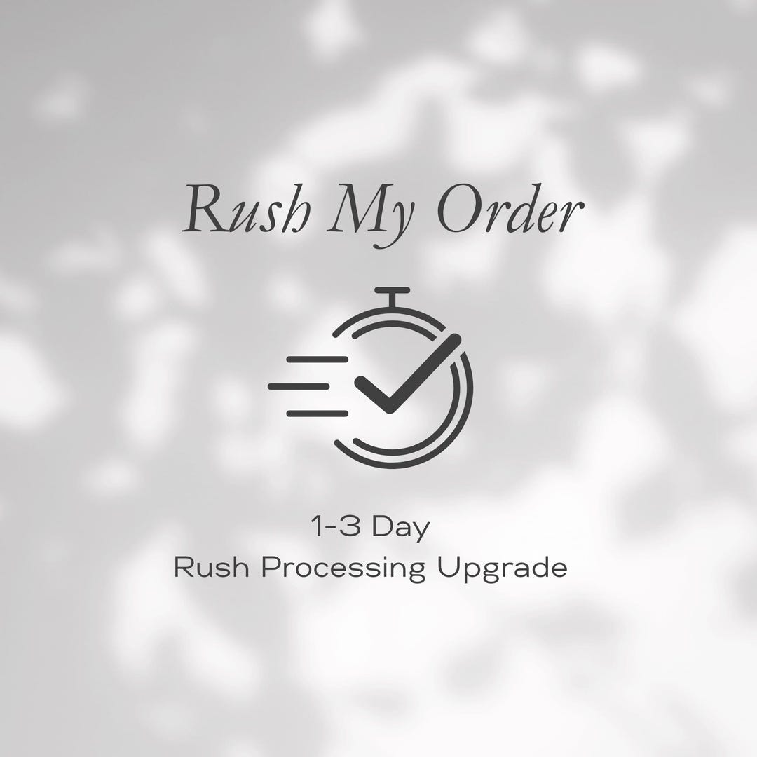 Rush Processing Upgrade - Etsy