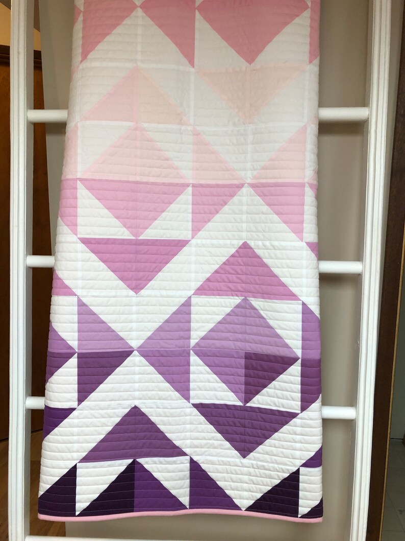 Modern Lap Quilt for Sale With Soft Minky Backing. - Etsy