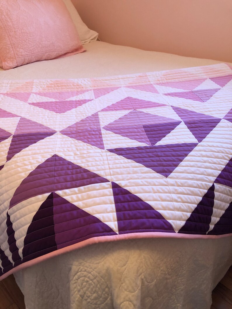 Modern Lap Quilt for Sale With Soft Minky Backing. - Etsy