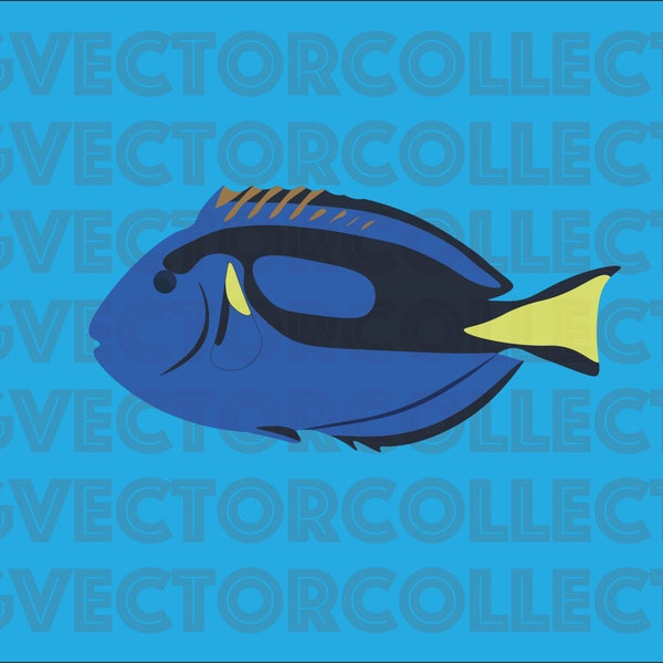 Blue Tang - Etsy