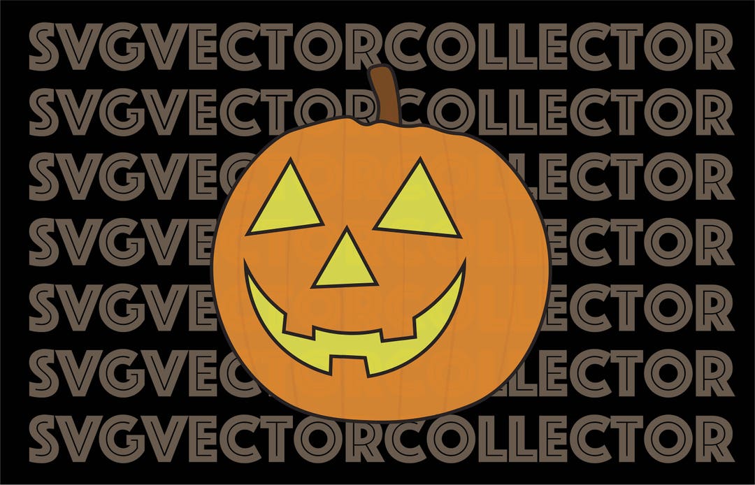 Jack-o-lantern Halloween Pumpkin, SVG DXF EPS Png, Clip Art, Instant ...