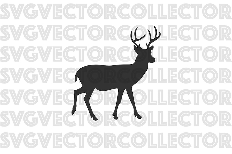 Buck Deer, SVG DXF EPS Png, Clip Art, Instant Digital Download - Etsy