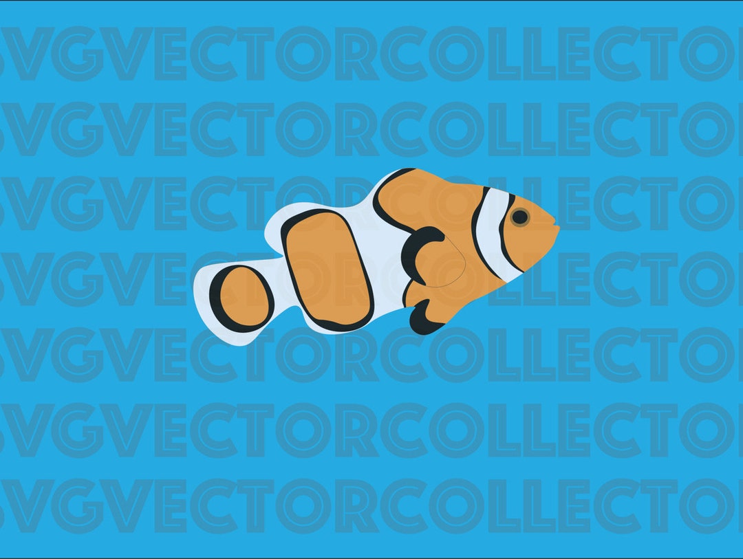 Clownfish, SVG EPS DXF Png, Clip Art, Instant Digital Download - Etsy