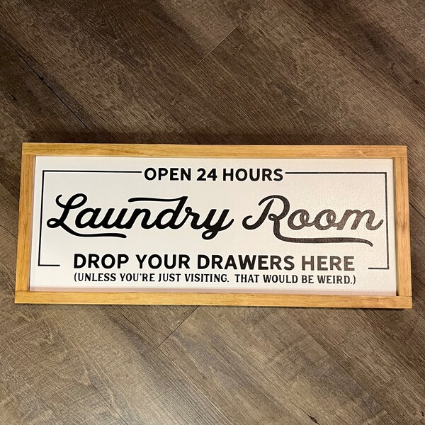 Laundry Sign - Etsy