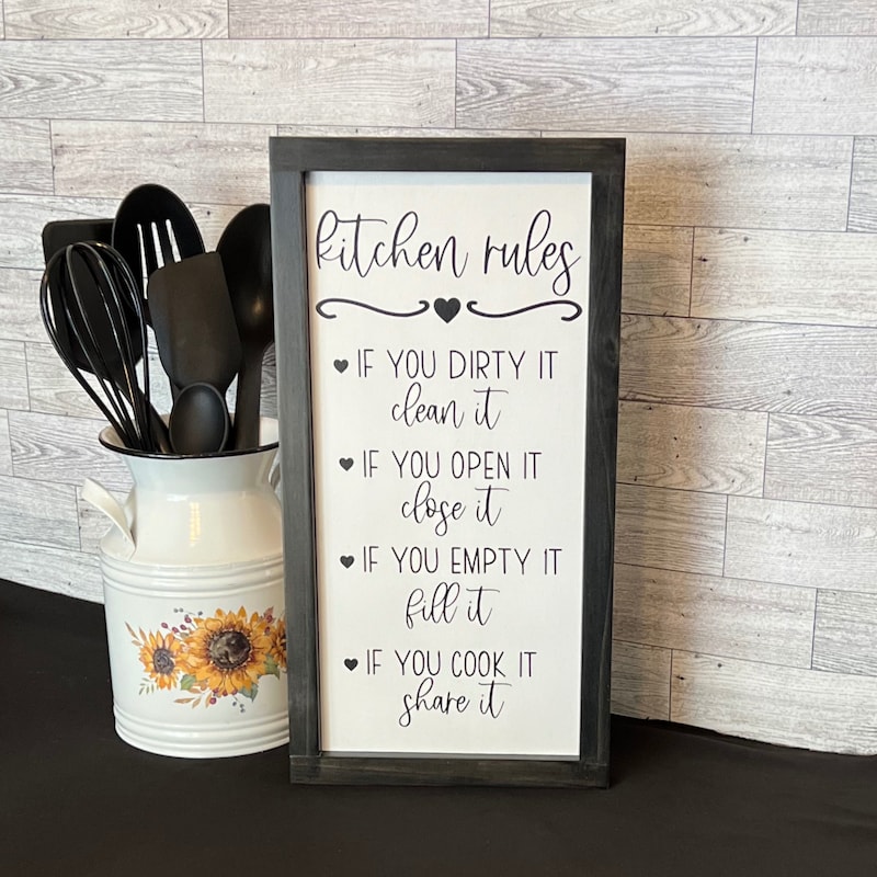 Kitchen Rules - Etsy
