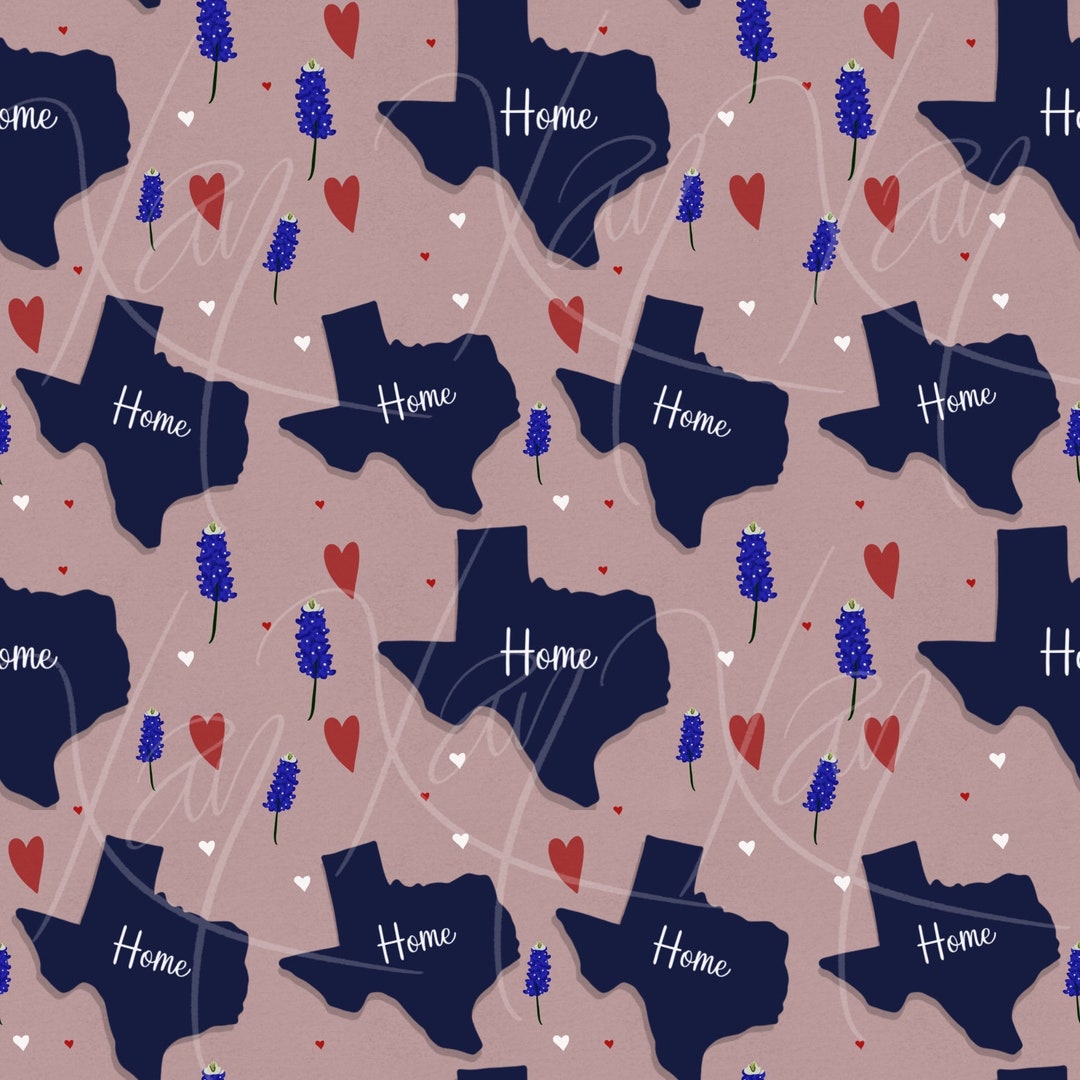 Texas Seamless Pattern Design - Etsy