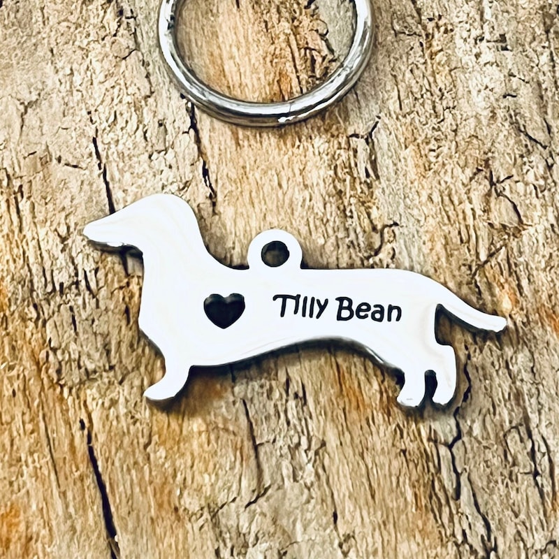 Dachshund Dog Tag - Etsy