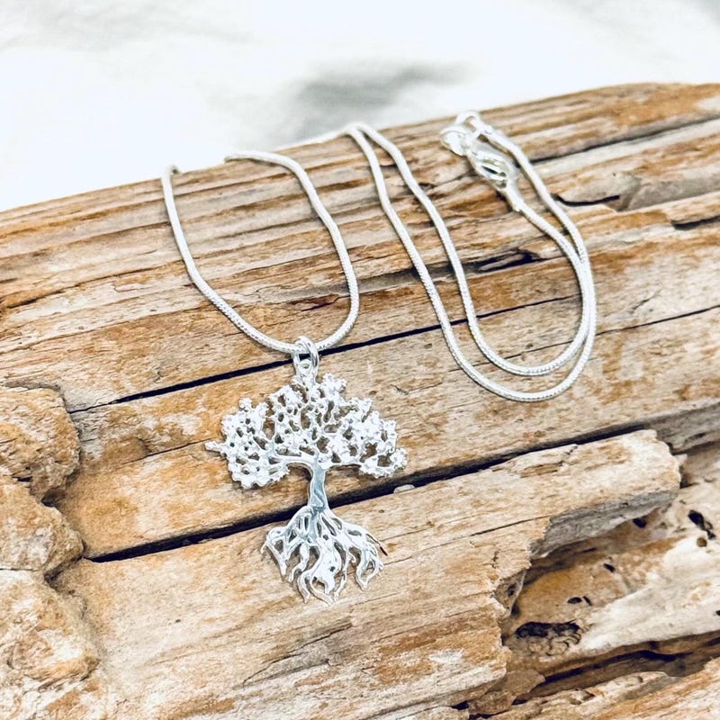 Silver Roots Necklace - Etsy