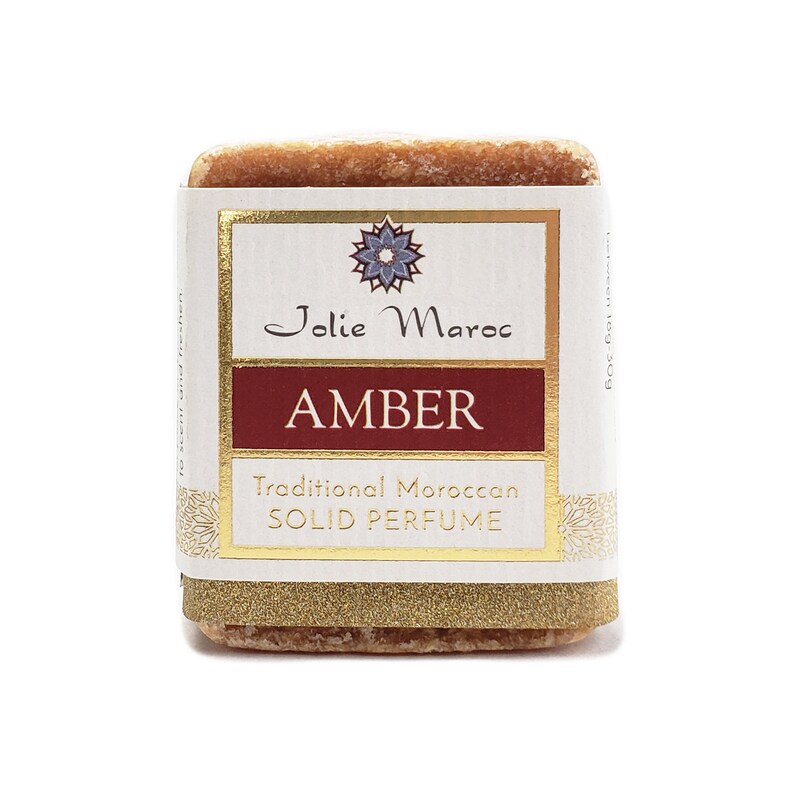 Amber Perfume Moroccan Solid Perfume Bar - Etsy