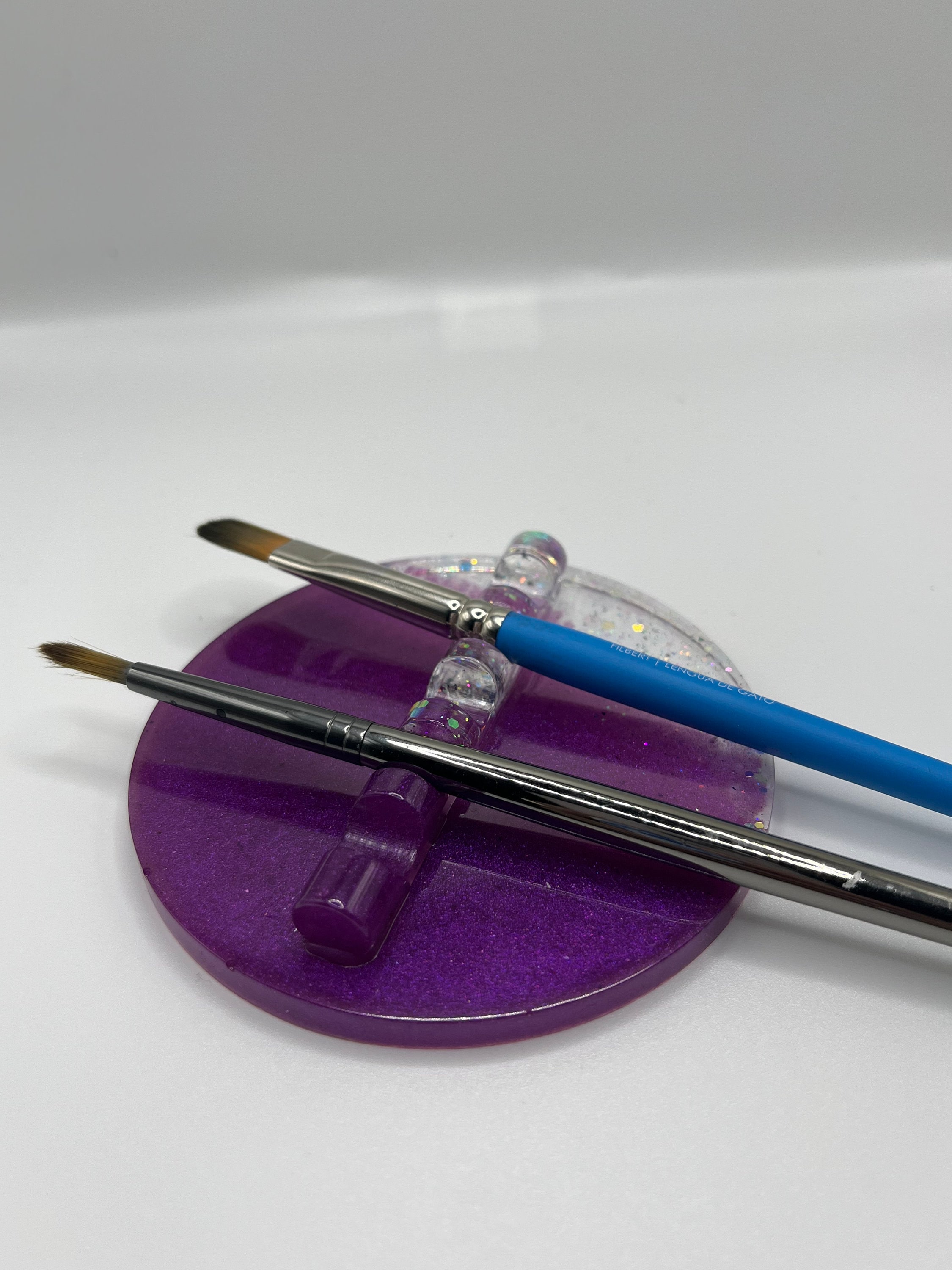 Paint Brush Rest | Resin | Handmade | Oil, Acrylic, Watercolor Brush ...