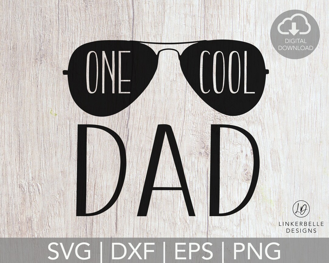 One Cool Dad DIGITAL DOWNLOAD Free Commercial License Included for ...