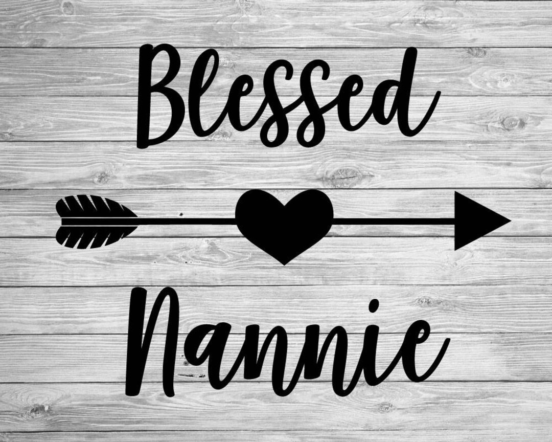 Blessed Nannie DIGITAL DOWNLOAD FILEFREE {free Commercial License ...