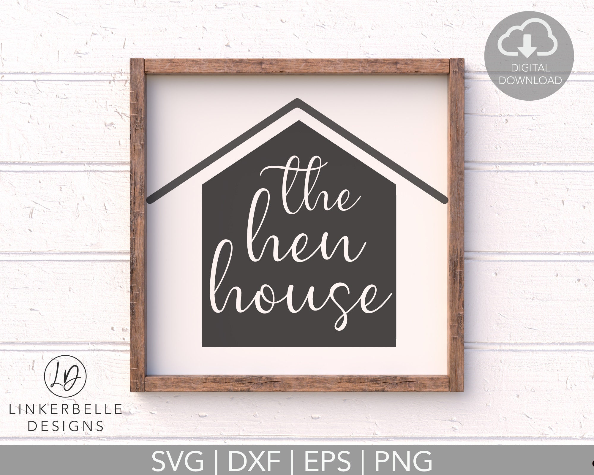 The Hen House Sign Svg Chicken Svg farmhouse Svg DIGITAL - Etsy