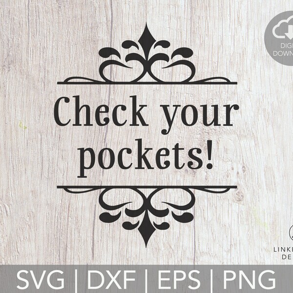 Check Your Pockets - Etsy