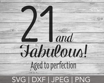 21 and Fabulous 8x10 Printable Sign 21st Birthday Dripping Silver ...