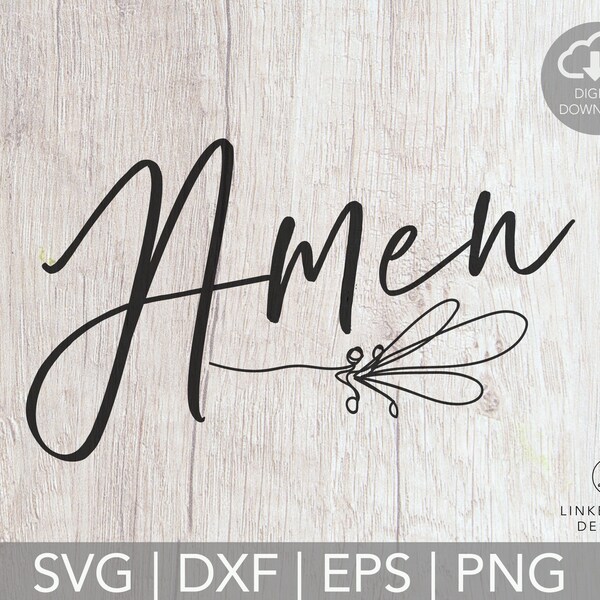Floral Amen Png - Etsy