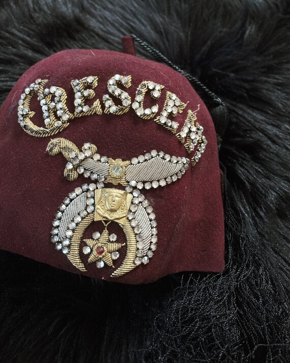 Freemason Kerbela Temple Fez Shriners Mason Vintage C… - Gem